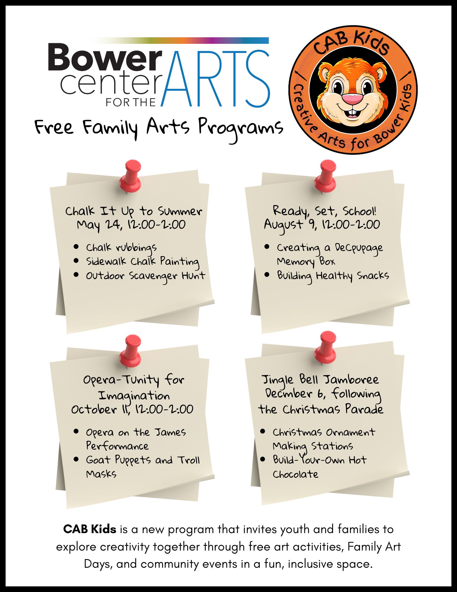 CAB Kids - Bower Center for the Arts