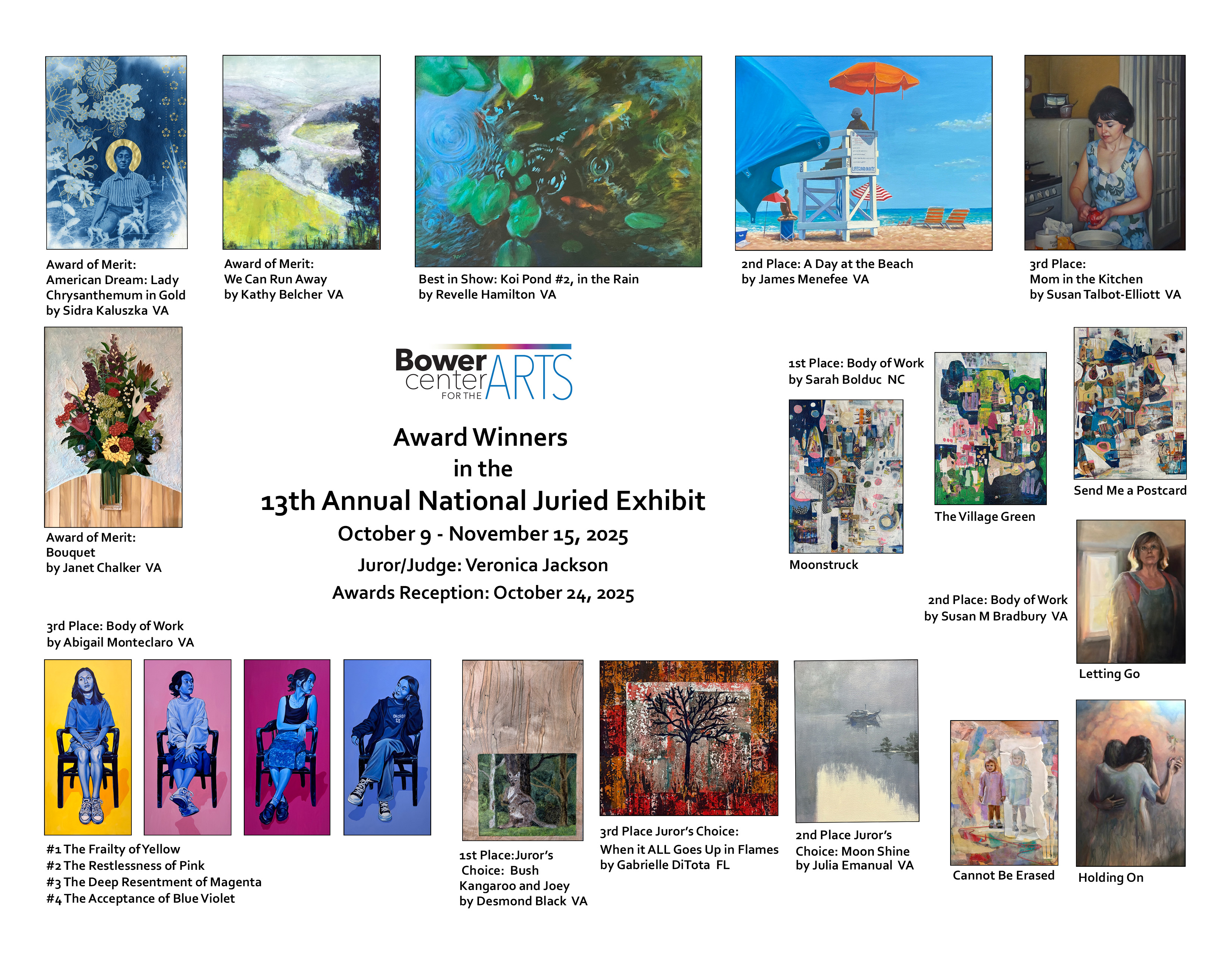 Bower Center Announces Exhibit Award Winners - Bower Center for the Arts